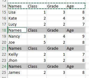 How To Repeat Range Of Cells Multiple Times In Excel