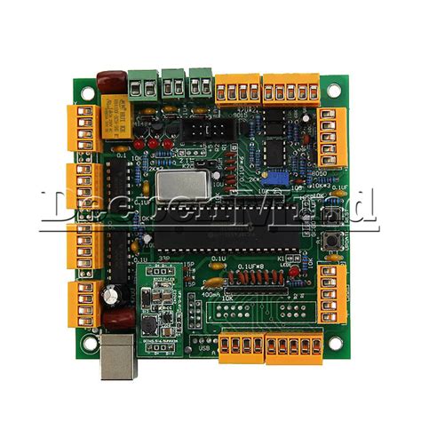 4 Axis Usb Cnc Controller Interface Board Cncusb Mk1 Usbcnc 2 1
