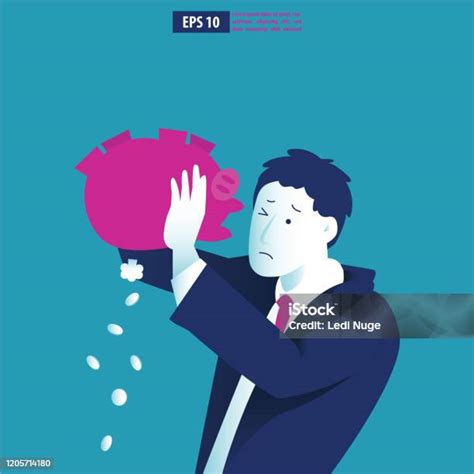 파산 벡터 일러스트 개념입니다 파산 회사와 사업가 화살표 감소 기호와 글로벌 금융 위기 경제 하락 손실 파산 감소에 대한 스톡