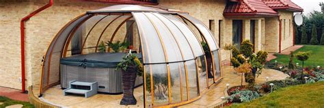 Retractable Hot Tub Enclosure Spa Suhnouse Sunrooms