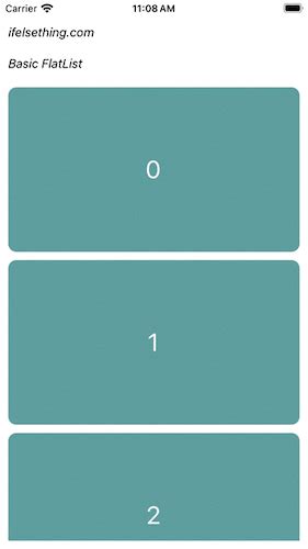 Show Large Data Lists Using React Native Flatlist