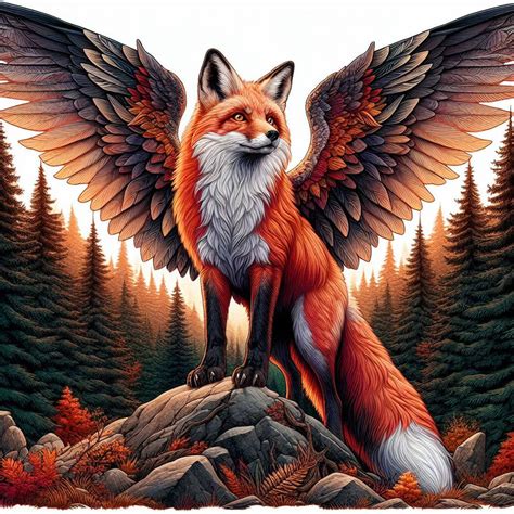 Fox With Wings By Ruchiyoto On Deviantart