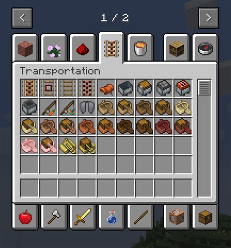 Old Creative Menu Restored Screenshots Minecraft Resource Packs Curseforge