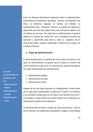 Administracion Y Legislacion Educativa Pdf