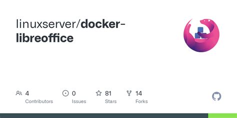 Docker Libreoffice Dockerfile At Master Linuxserver Docker Libreoffice GitHub