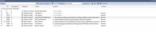 Vb Net Entity Frameworks Queries Remain Active And Prevent Application To Close Stack Overflow