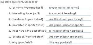 Question Words With The Verb To Be Preguntas Con El Verbo To Be LESSON