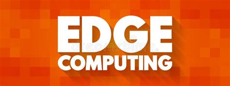 Edge Computing Distributed Computing Paradigm That Brings Computation
