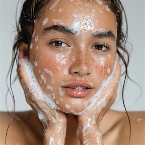 A Woman With Freckles On Her Face And The Word Freckles On Her Face