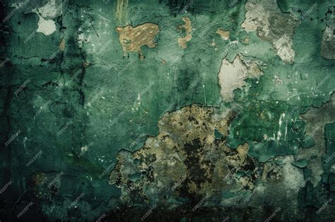 Premium Photo Dark Green And Scary Grunge Wall Concreate Texture