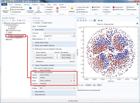 How To Plot Particle Locations From A Particle Tracing For Fluid Flow Experiment