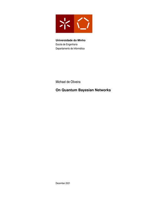 Pdf On Quantum Bayesian Networks
