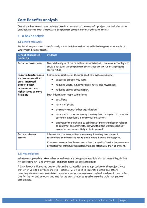 2025 Cost Benefit Analysis Fillable Printable Pdf And Forms Handypdf