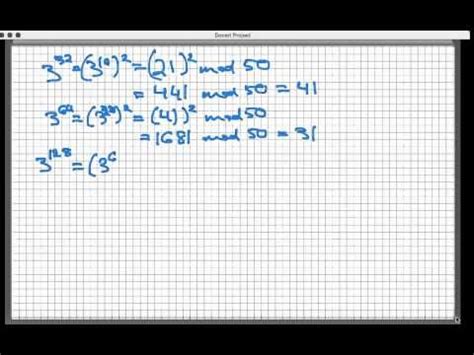 Modular Exponentiation YouTube Modular Algorithm Math