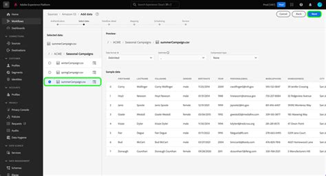 Configure A Dataflow To Ingest Batch Data From A Cloud Storage Source In The Ui Adobe