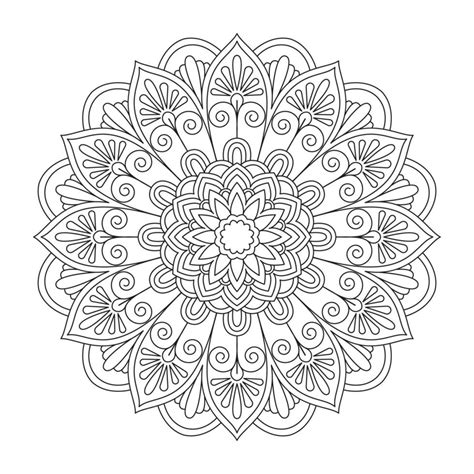Vintage Flower Ornate Mandala Design 59416872 Vector Art At Vecteezy