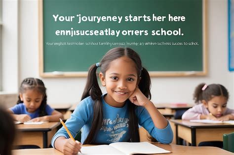 Premium Photo Your Journey Starts Here Enroll Now