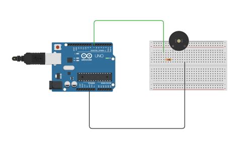 Circuit Design Alarm Sound Tinkercad