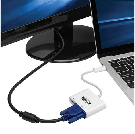 Tripp Lite Usb C Multiport Adapter K Hdmi Vga White Startech Store