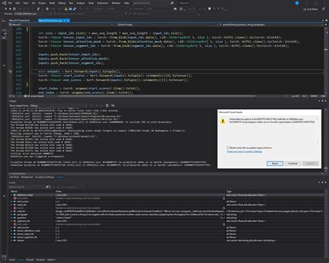 Libtorchc And Unreal Engine 4 Runtime Error Variable Is Optimized