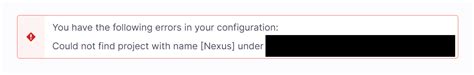 Could Not Find Project With Name Error In Project Settings Sonarqube Server Community