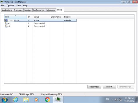 automatically force log off and terminate disconnected rdp sessions to