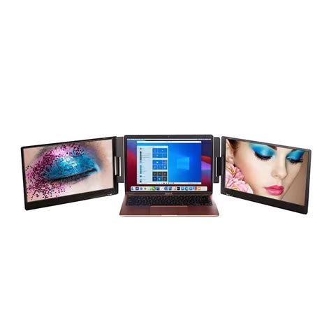 Hot Sale OEM ODM 14 Inch Triple Screen For Laptop USB Type C Port Extended Screen Dual Portable
