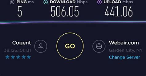 Gonetspeed Test In Edgewood 500 Mbps Service Imgur