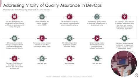 Devops Model Redefining Quality Assurance Role It Powerpoint