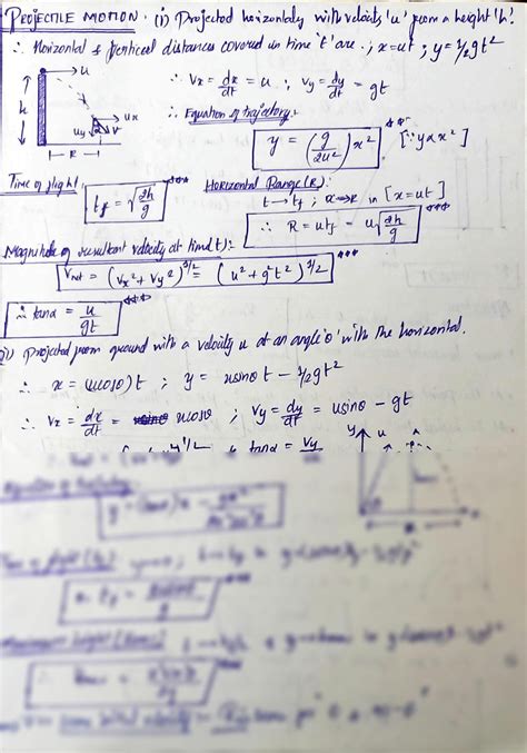 SOLUTION Projectile Motion In D Physics Studypool