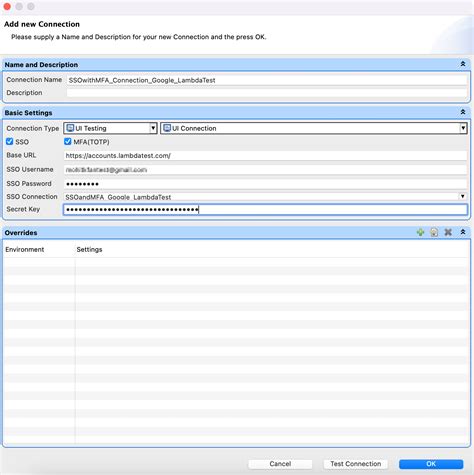 Secure Login With Mfasso Using Provar Provar Documentation