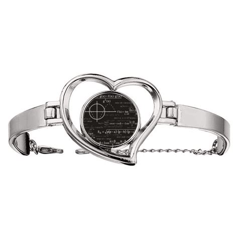 Curve Graphs Mathematical Formula Calculations Bracelet Heart Jewelry