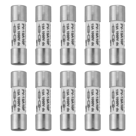 10 Pcs 1000 VDC Fuse Solar PV Explosion Proof Fuse Silver Lazada PH
