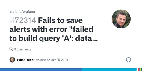 Fails To Save Alerts With Error Failed To Build Query A Data Source Not Found While The