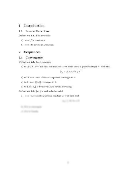 Solution Real Analysis 1 Theorems And Definitions Chapter 1 To 6