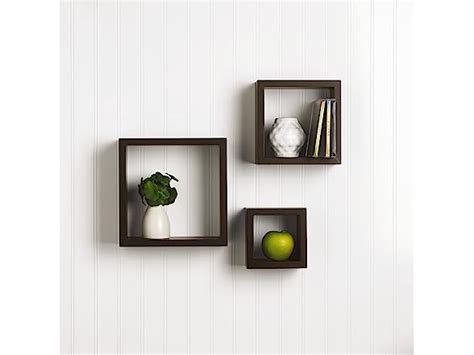 Melannco Floating Wall Cube Shelves