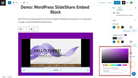 How To Use The WordPress Slideshare Embed Block Ask The Egghead Inc