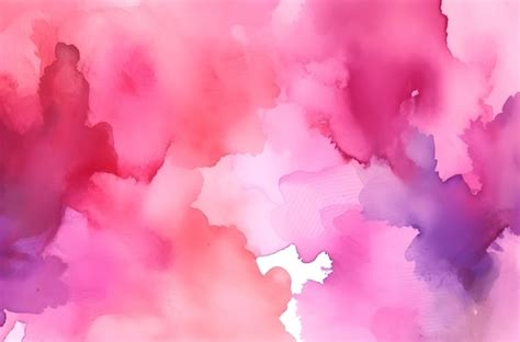 Premium Ai Image Abstract Pink Watercolor Background