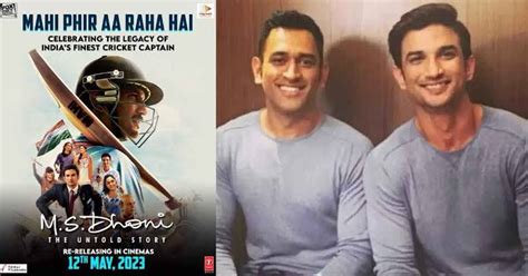 Sushant Singh Rajputs Ms Dhoni To Re Release In Theaters