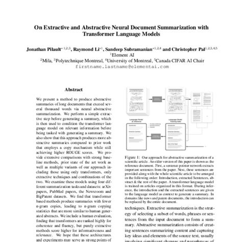 On Extractive And Abstractive Neural Document Summarization With