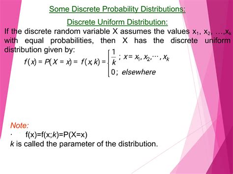 Probability And Statistics Binomial Distribution Notes Pptpdf