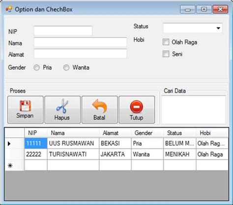Contoh Program Vb Dengan Database Mysql Photographygreat