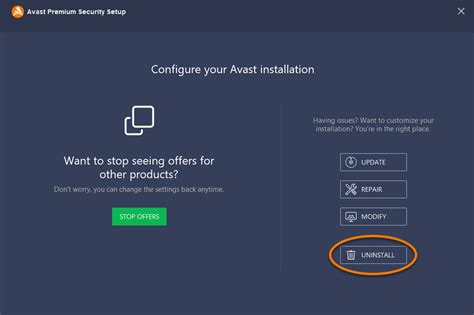 How To Uninstall Avast Premium Security Avast