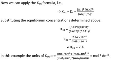 How To Calculate Keq Problems Formulas Units Types