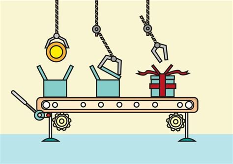 Assembly Line Art 46 204 Assembly Line Illustration Images Stock