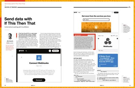 issue 23 hackspace magazine send data with if this then that control almost anything with