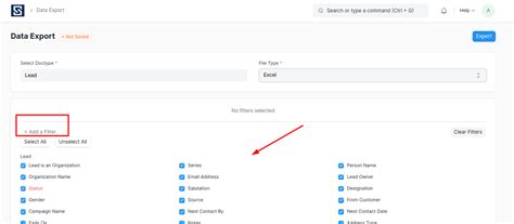How To Have Only Specific Doctypes In Data Exports Select Doctype Field Erpnext Frappe Forum