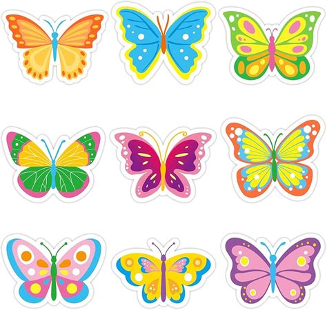 Patrones Fáciles De Recortar Mariposas