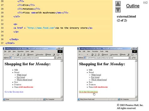 Ppt Chapter 2 Introduction To Html Part 3 Cascading Style Sheets