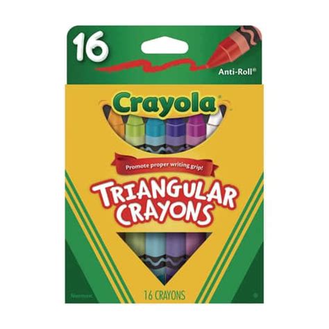 16 Color Triangular Crayons By Crayola® Cyo524016